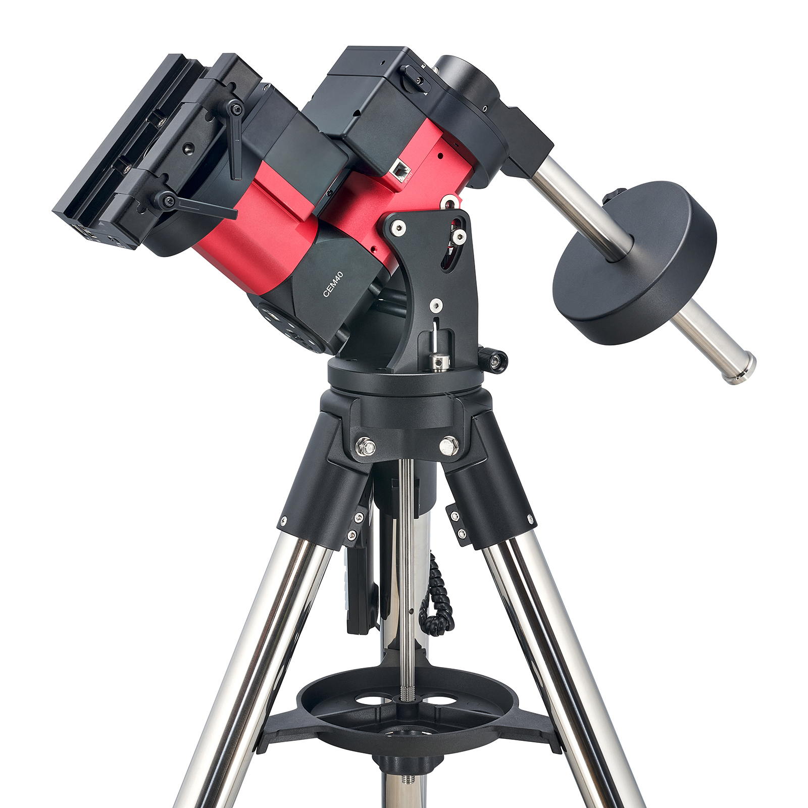 iOptron CEM40 Center Balanced Equatorial GoTo Mount & iPolar | First ...